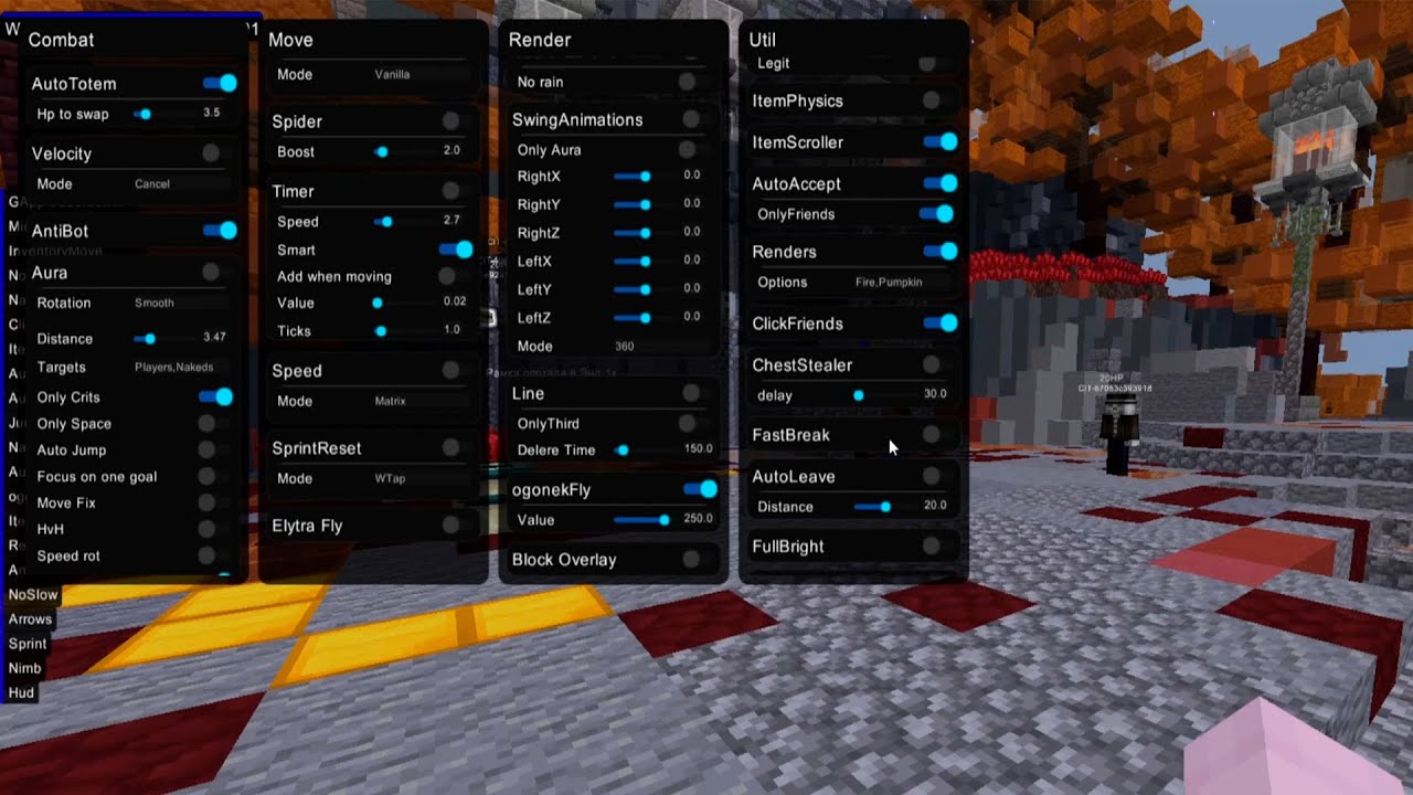 ЭТО НОВЫЙ БЕСПЛАТНЫЙ ЧИТ ДЛЯ MINECRAFT 1.16.5 | КАК НАСТРОИТЬ WINNER CLIENT | СЛИВ КФГ НА WINNER ...