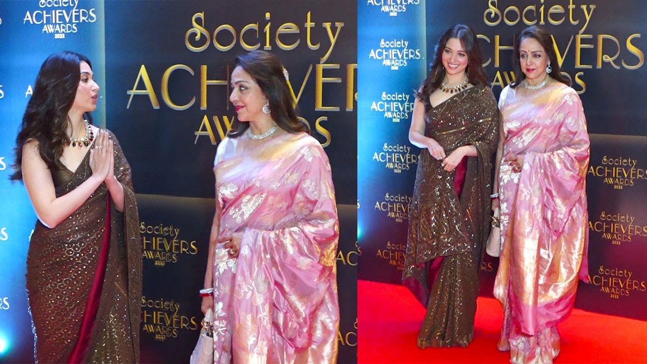 Bahubali Fame Tamanna Bhatia Folds Her Hand To Legendary Hema Malini ...
