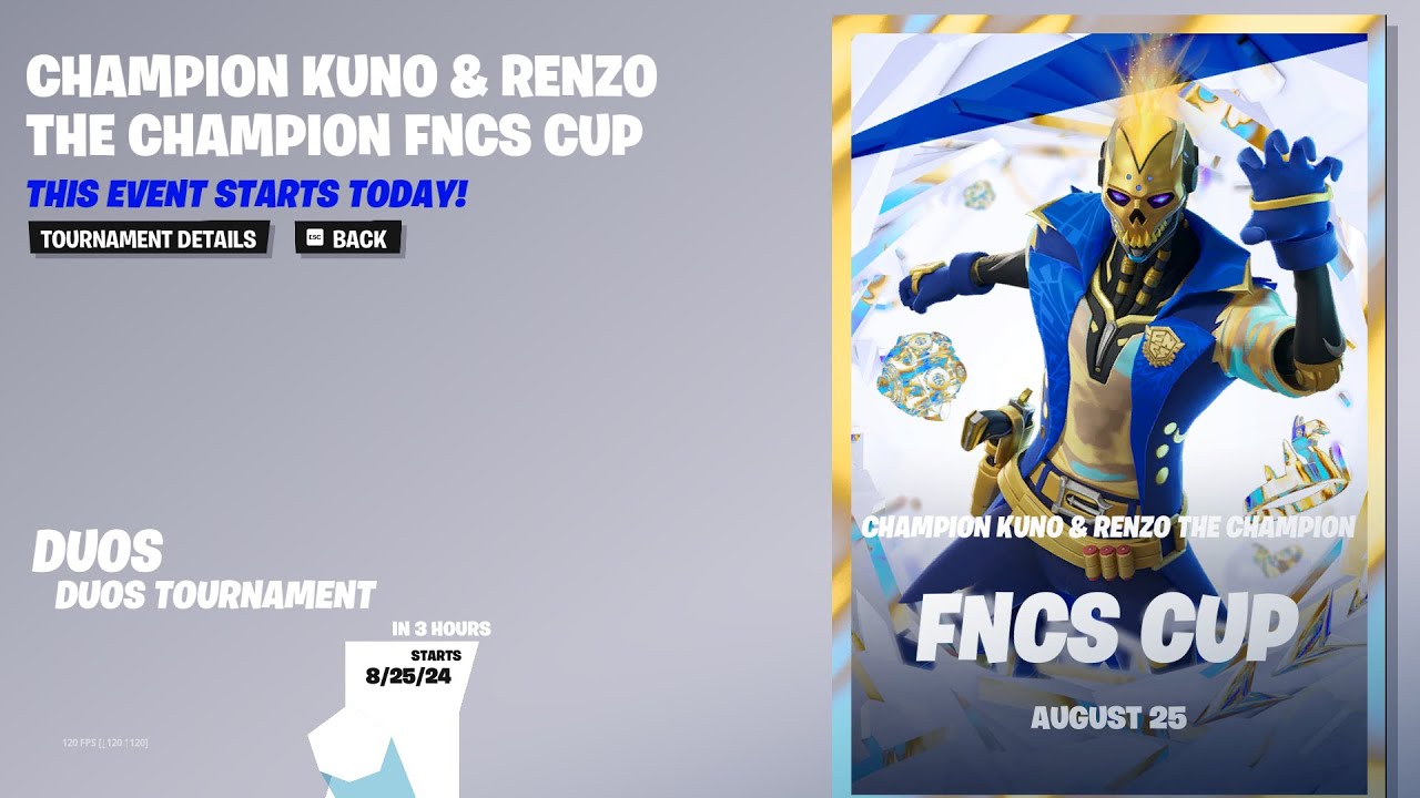 🔴WINNING IN Champion Kuno & Renzo the Champion FNCS Cup🔴 ⭐NEW SEASON 4 ...