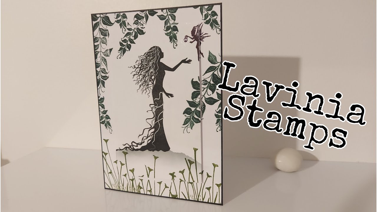 Very Easy Card Technique using Lavinia Stamps and Versafine Clair Inks ...