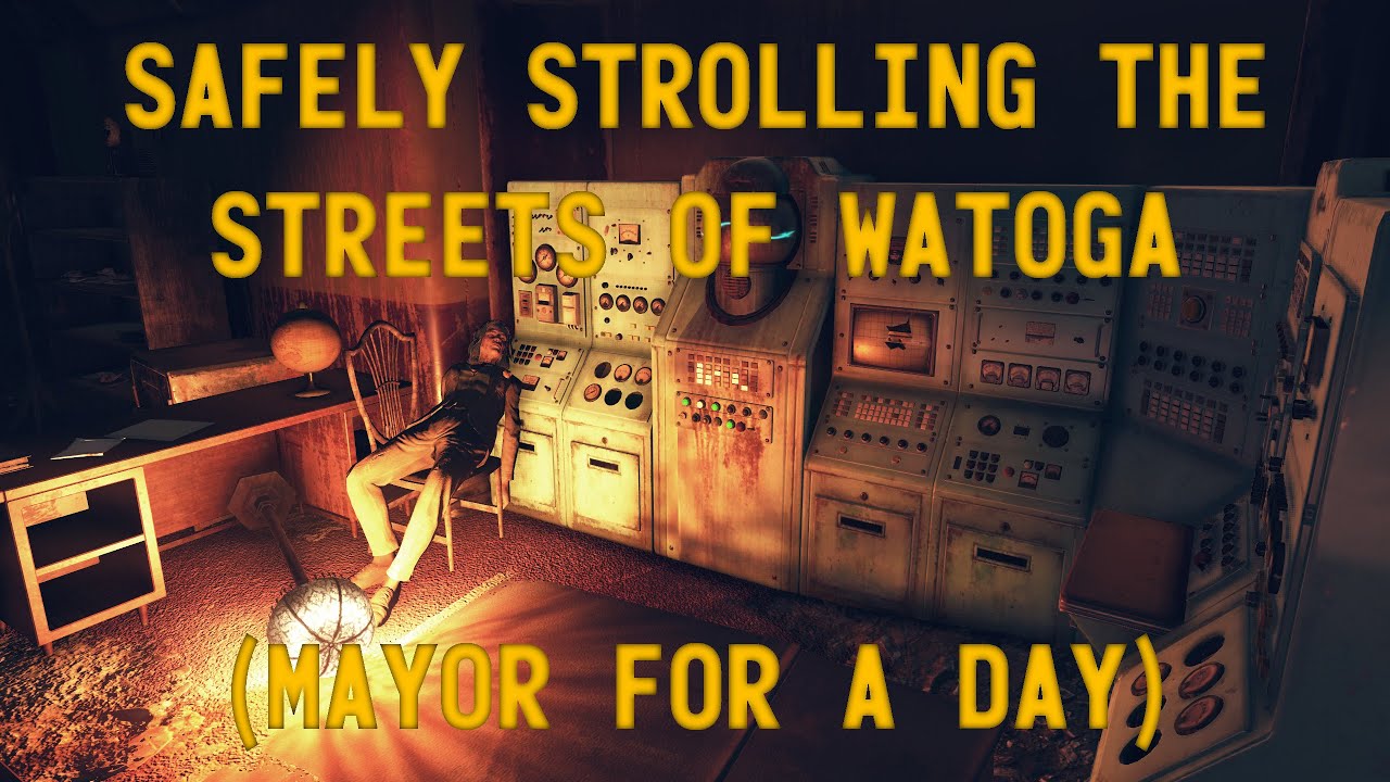 Fallout 76 - Safely Strolling the Streets of Watoga - YouTube