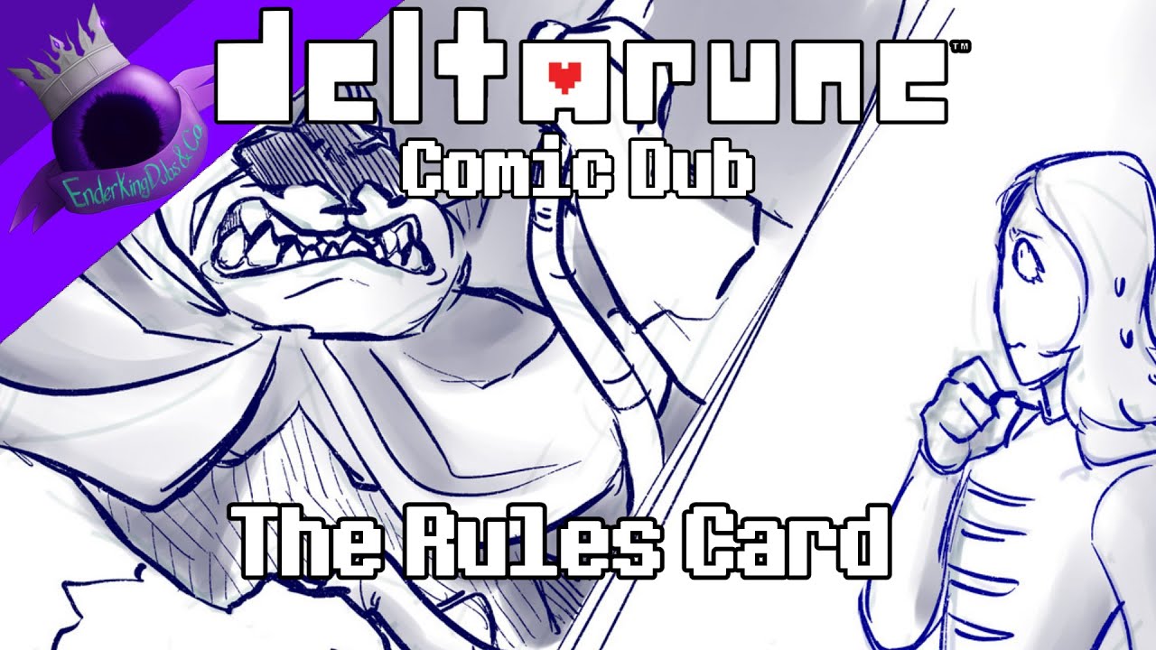 Power of the Rules Card [Deltarune Comic Dub] - YouTube