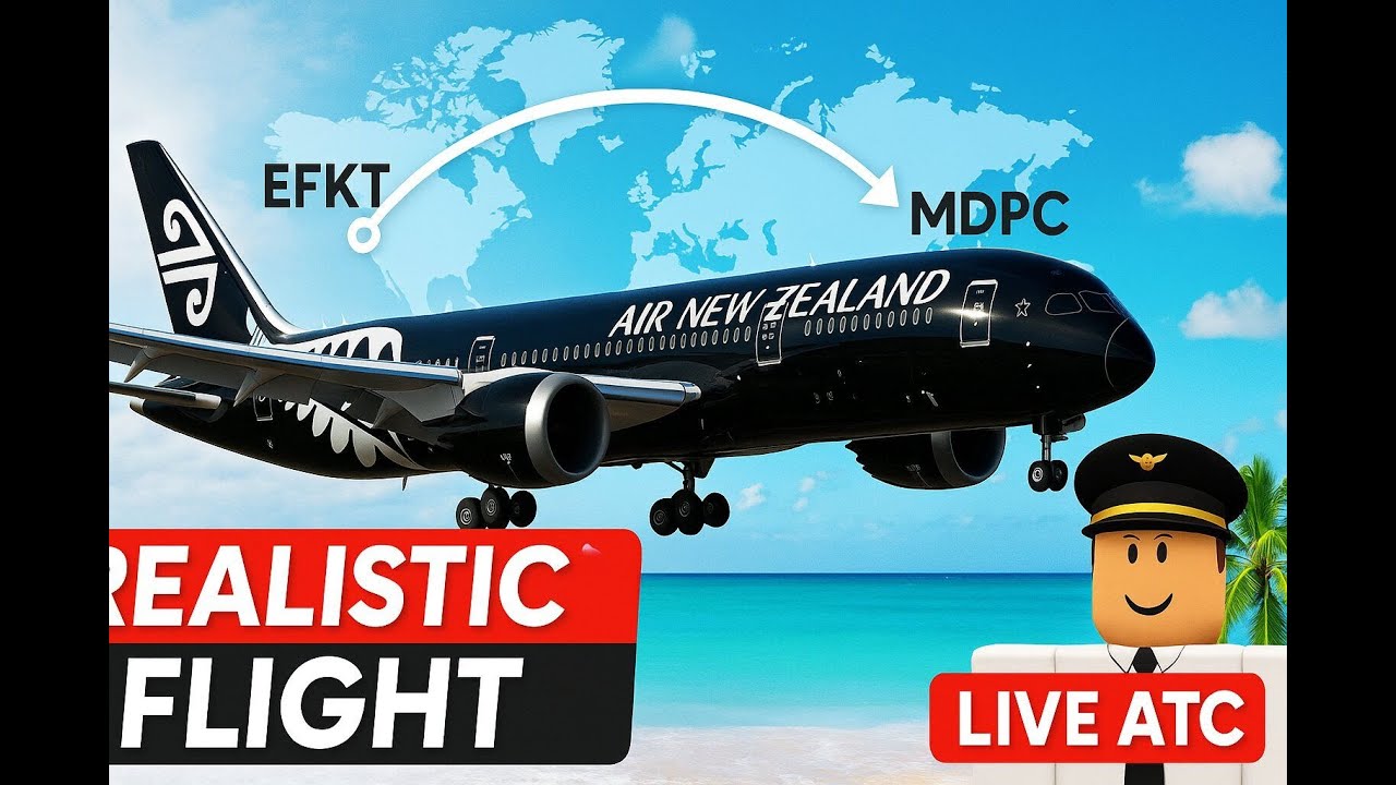 REALISTIC FLIGHT | One of the Longest Routes in Project Flight! EFKT ...