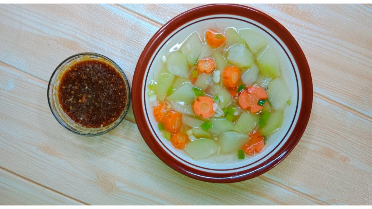 sop labu jipang dan wortel - YouTube