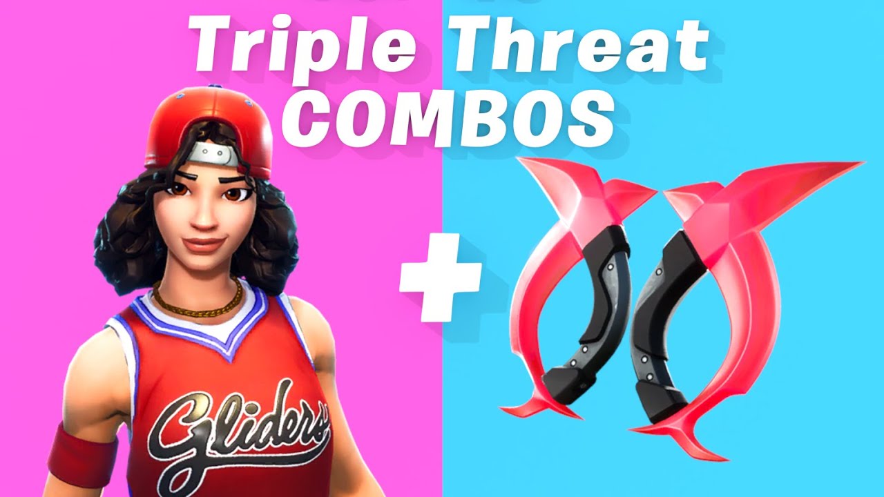 7 Best Triple Threat Skin Backbling Combos In Fortnite Youtube