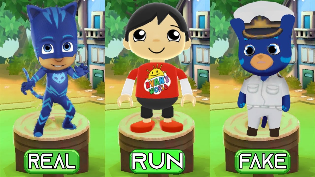 Tag with Red T-Shirt Ryan's Friends: Original PJ Masks Catboy vs Clone ...
