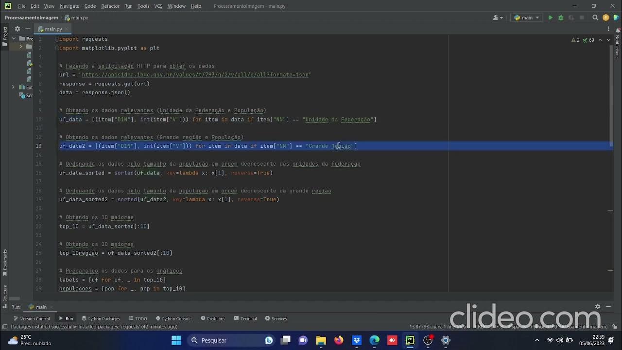 Graficos em Python utilizando API Rest - YouTube