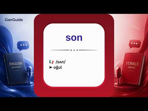 A1 İngilizce Kelimeler – S Harfi | Pronunciation ve Türkçe Anlamları