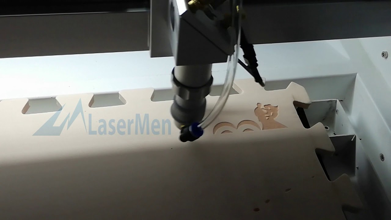laser engraving machine–EVA laser engraving - YouTube