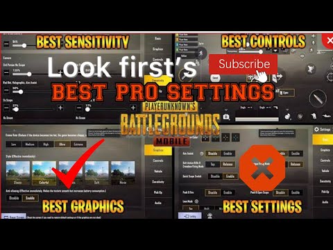 PUBG PRO settings and controls/PUBG MOBILE - YouTube
