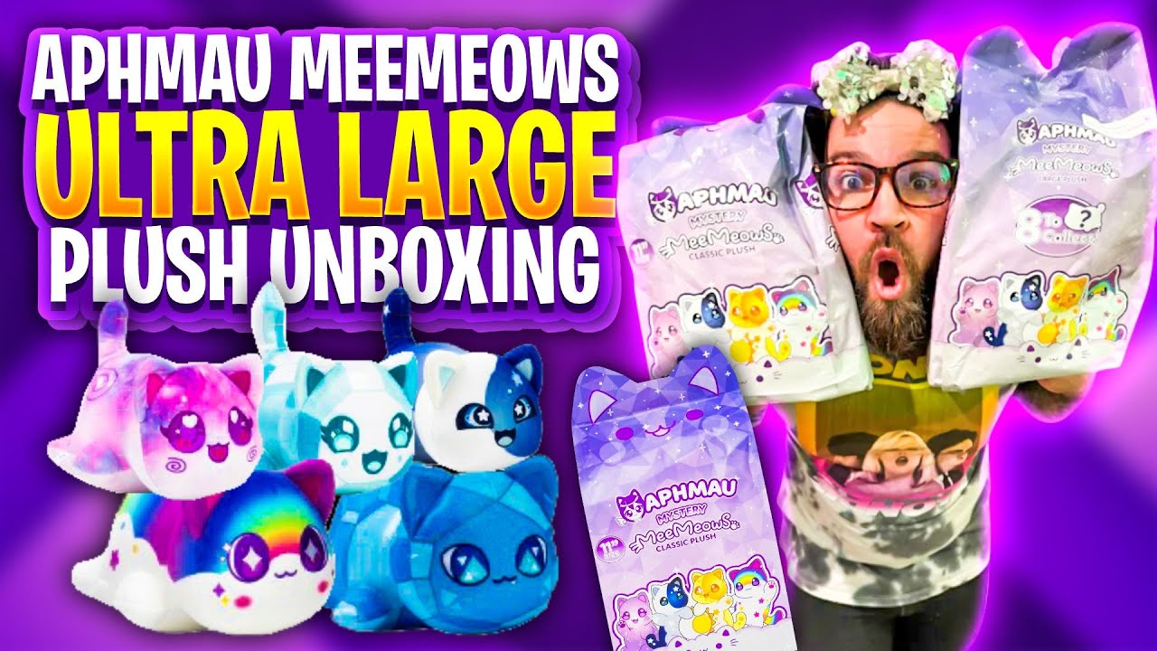 New APHMAU MeeMeows Plush Haul: Cutest Unboxing Ever! | The Awesome ...