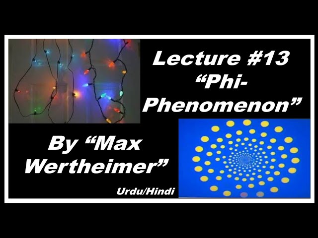 Max Wertheimer Phi Phenomenon