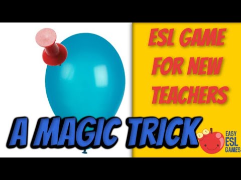 ESL Game for New Teachers | A Magic Trick - Videos For Teachers - YouTube