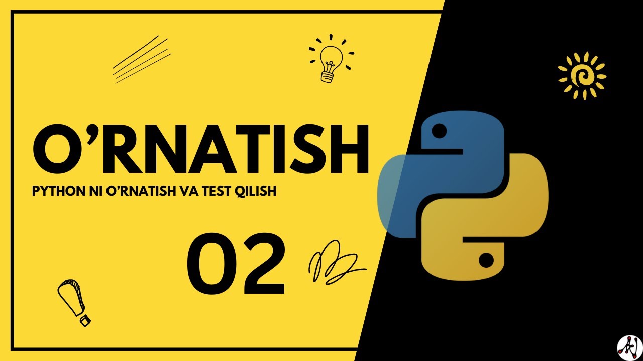 02 - DARS 'PYTHON ni O'rnatish' - YouTube