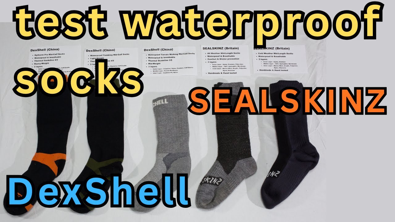 Happy hiking with waterproof socks - DEXSHELL & SEALSKINZ - YouTube