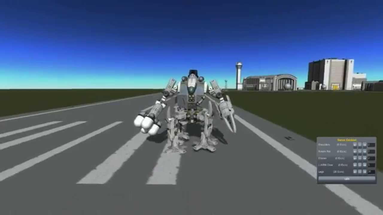 KSP - Mechwarrior walker 30 - NOD Redeemer - YouTube