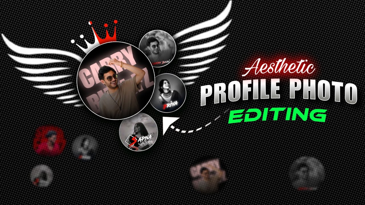 Instagram Viral Aesthetic PROFILE PICTURE Editing 🌼| New Aesthetic Dp ...