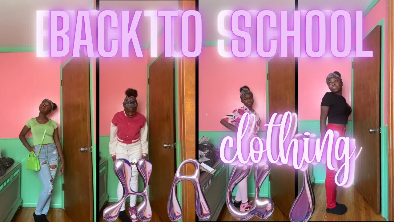 Back To School Clothing Haul (Try on)(Lookbook)| Brianna Perry - YouTube