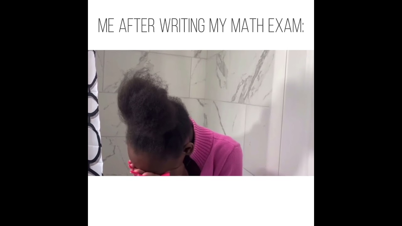 Crying after my math exam (behind the scenes) - YouTube
