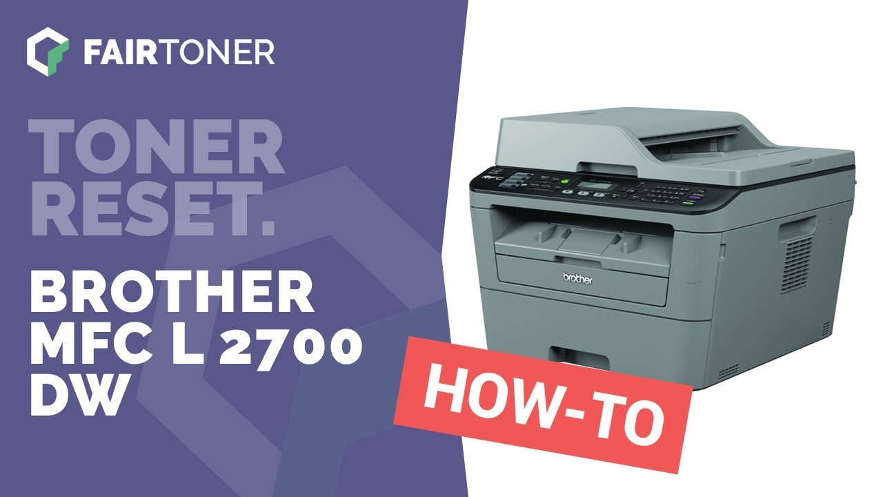 Anleitung: Brother MFC L 2700 DW Toner Reset 🛠 - YouTube