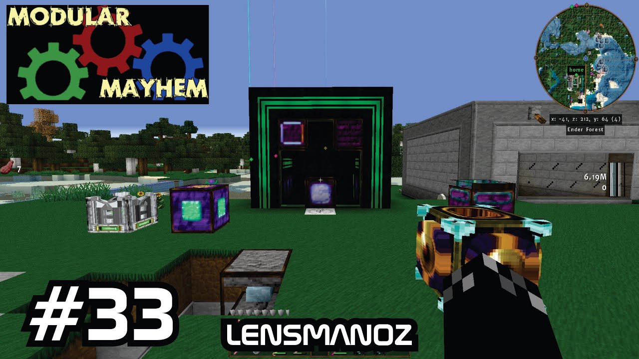 Minecraft - Modular Mayhem - Ep 33 - MRU Storage - YouTube