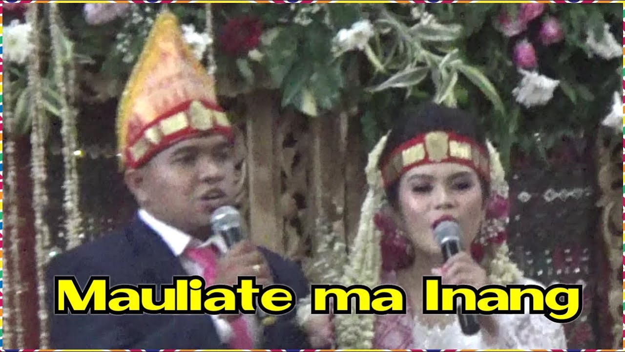 Pengantin Batak Senang Nyanyi Lagu Mauliate ma Inang pada Saat Pesta ...