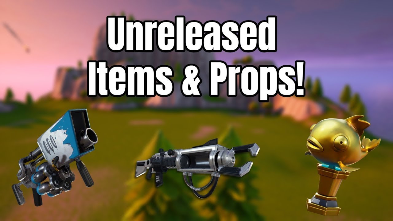 unreleased props fortnite creative giveaway - YouTube