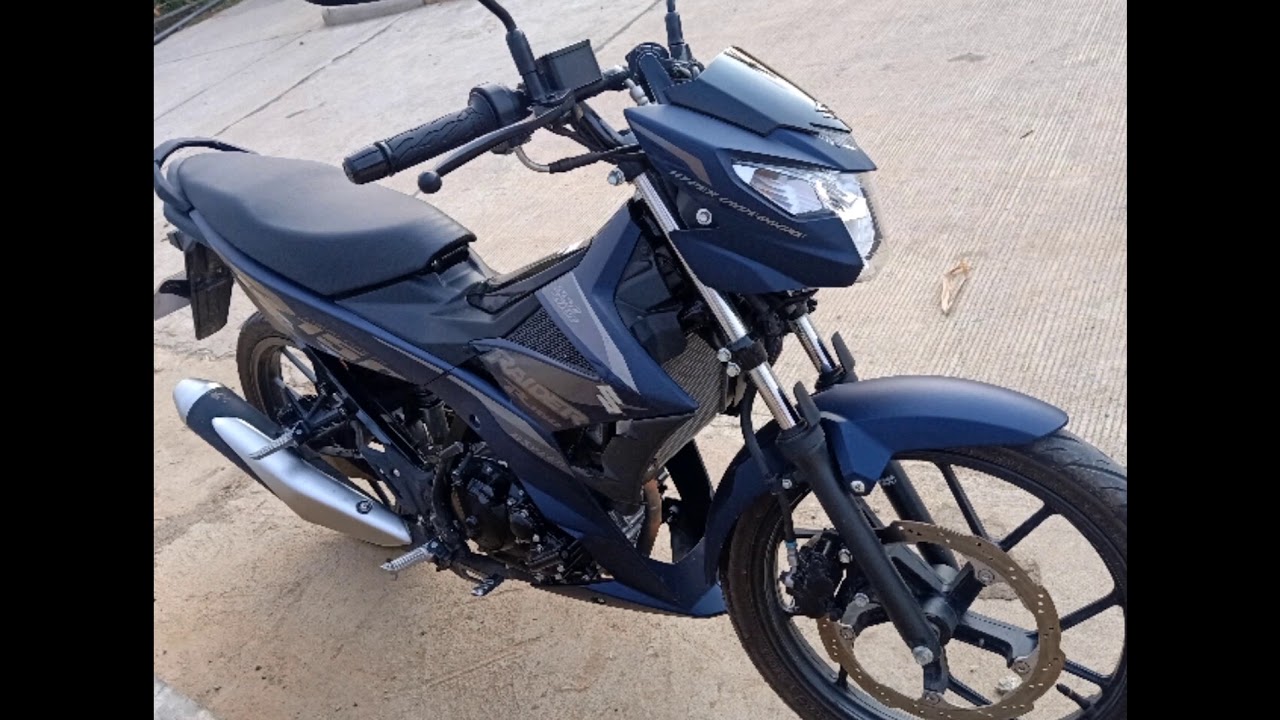 New Raider 150fi 2k20 model (Matte Blue) All stock to Thailook - YouTube