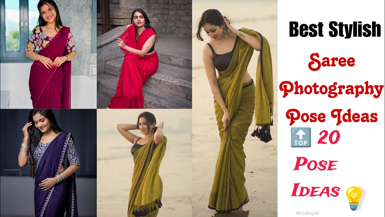 Saree Photography Pose Idea | Pose In Saree You Must Try | Must Try ...