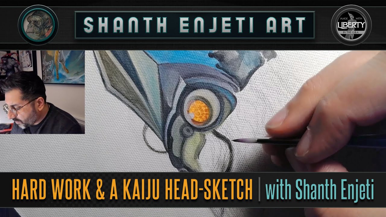 Painting Kaiju Alien Baltan from Ultraman | with Shanth Enjeti Art ...