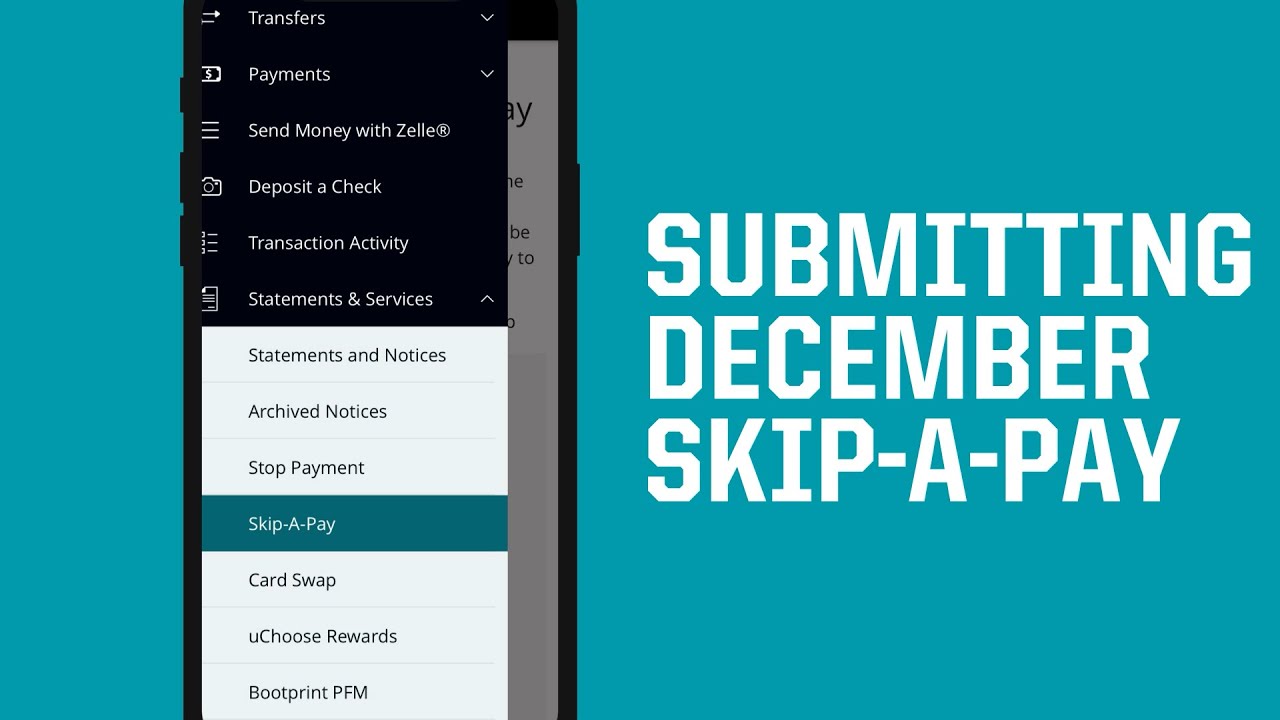 How to Submit Your December Skip-A-Pay Request - YouTube