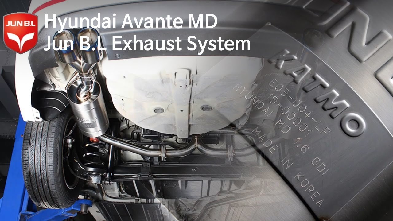 Hyundai Avante MD Exhaust Sound with Jun B.L / 현대 아반떼MD 준비엘 튜닝인증 배기 ...