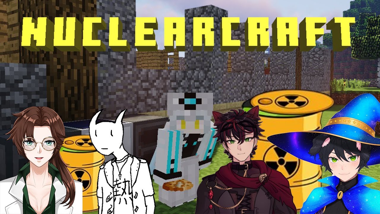 NUCLEARCRAFT MC COLLAB! FT ManasongWriting, FirstHour777, anythingarax, and Bunkumm! - YouTube