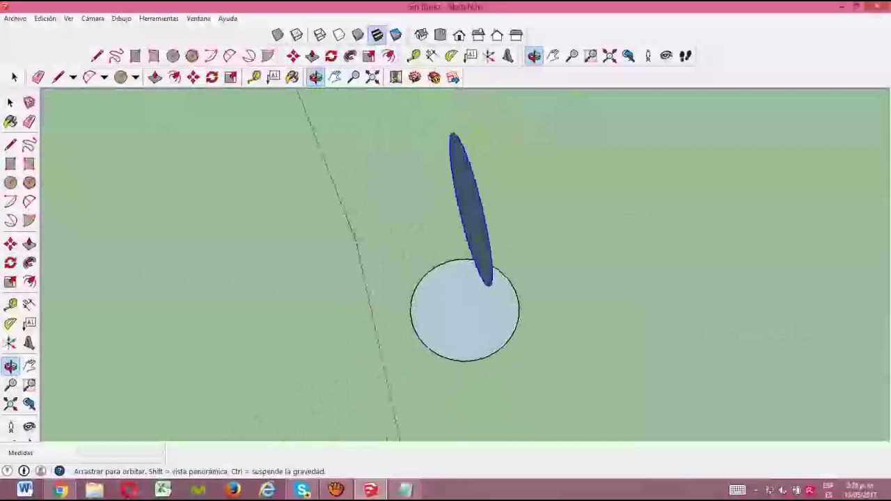 COMO HACER UNA ESFERA EN SKETCHUP 8 - YouTube