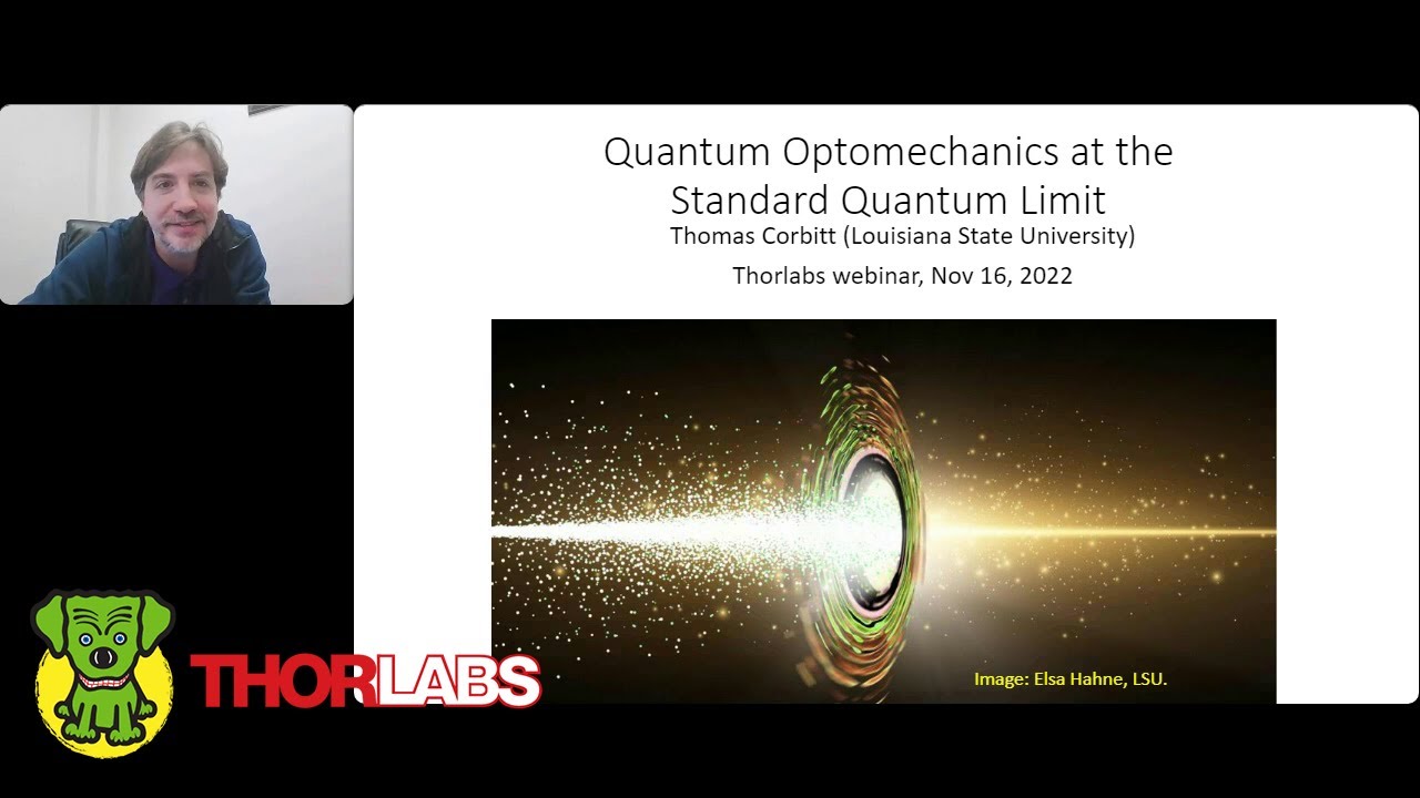 Quantum Optomechanics at the Standard Quantum Limit - YouTube