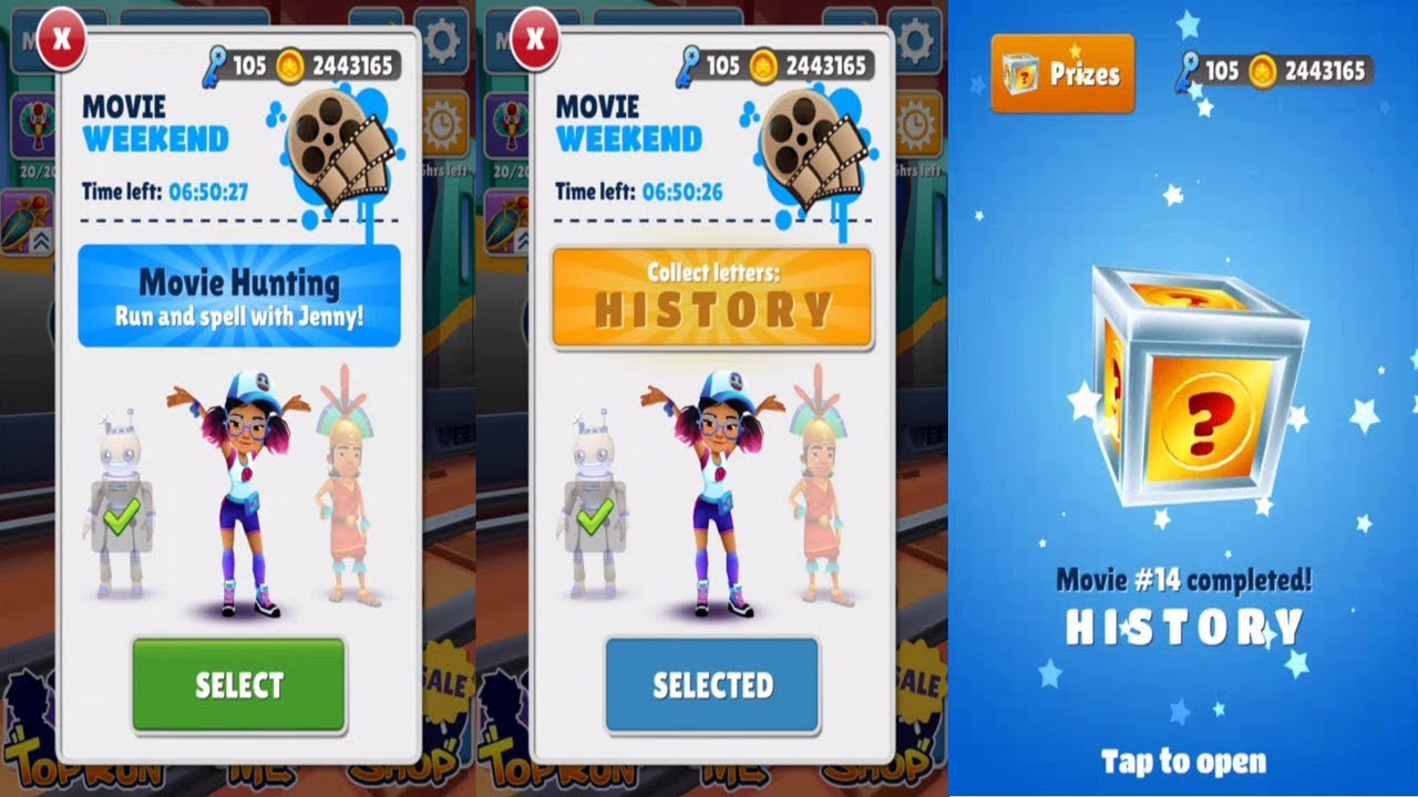 Subway Surfers: Cairo (Movie Weekend "History") Gameplay #2 On IOS ...