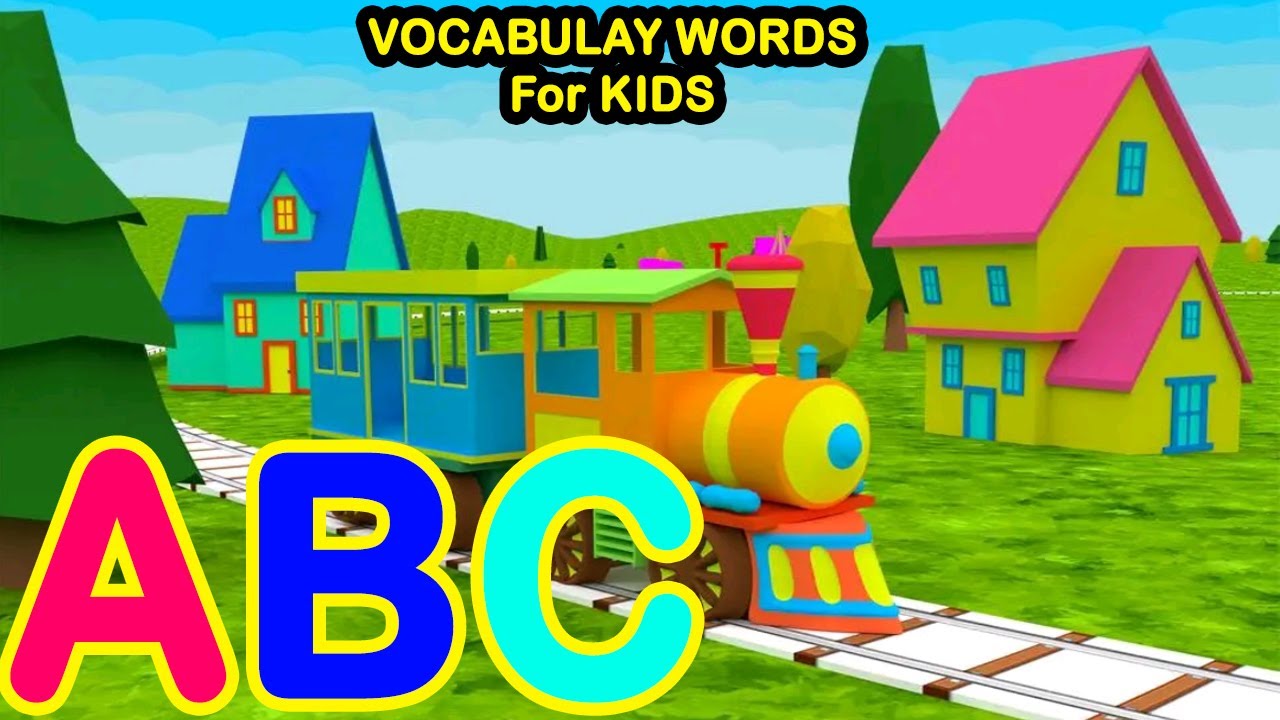 Alphabet kids train 3D | Alphabet ABC Train | Vocabulary For Kids ...