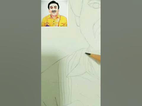 Jethalal drawing 😘 || #shorts #jethalal - YouTube