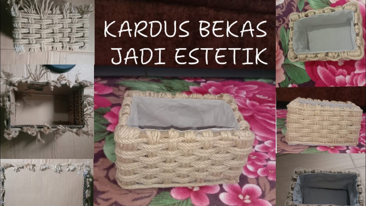 DIY BOX STORAGE FOR BOHEMIAN LOVERS | DIY KOTAK PENYIMPANAN UNTUK ...