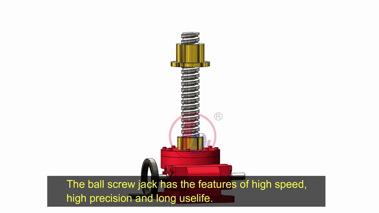 Ball Screw Jack With Rotating Type - YouTube