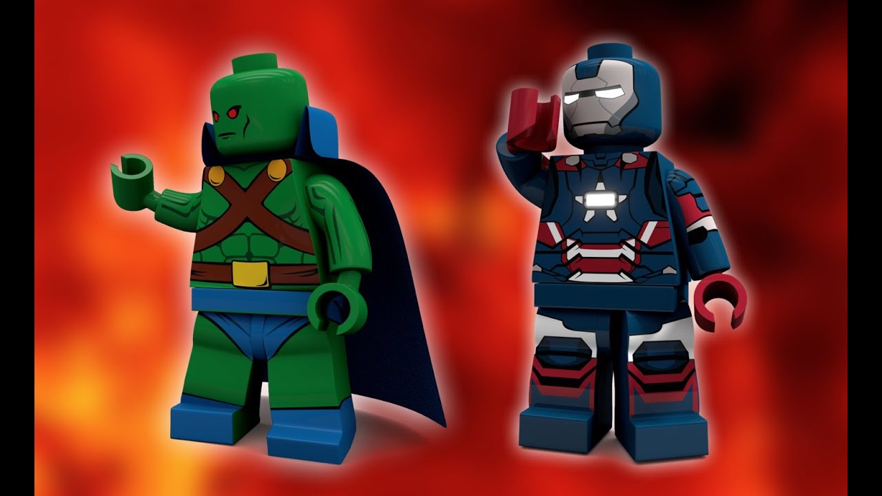 LEGO Super Heroes - Iron Patriot & Martian Manhunter - YouTube