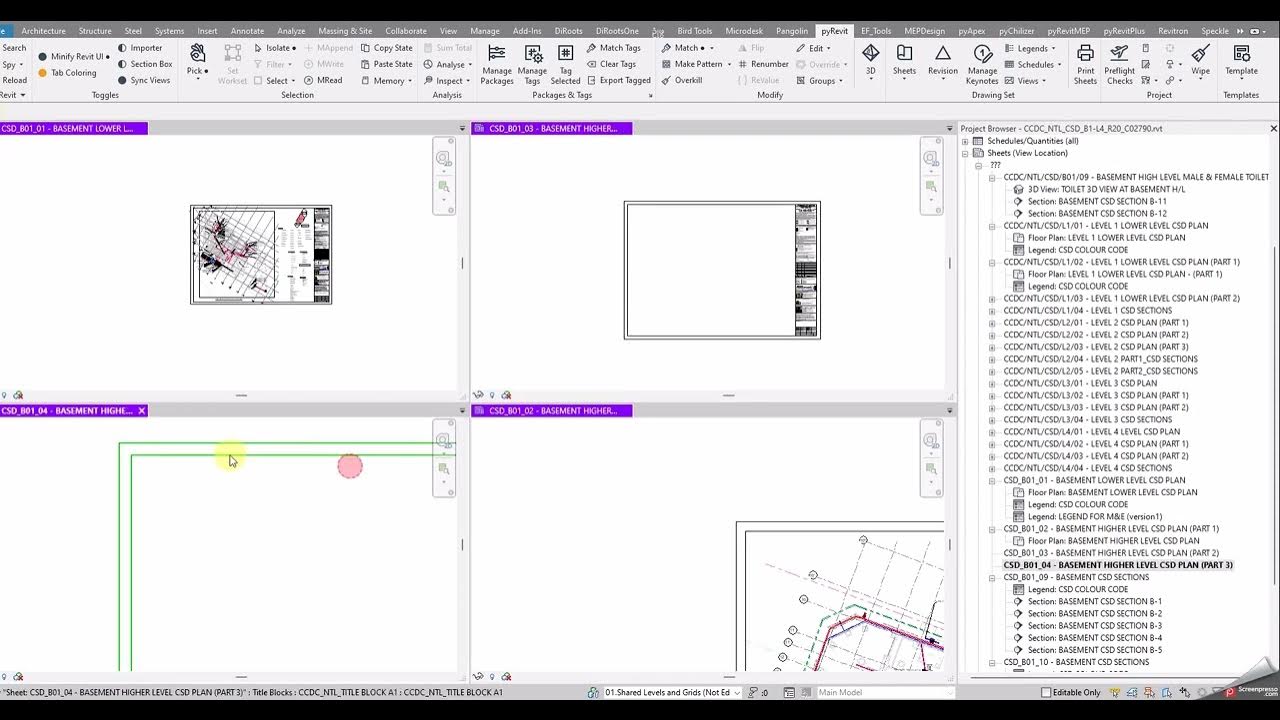 Copy Legend Views to Other Sheets by Pyrevit - YouTube