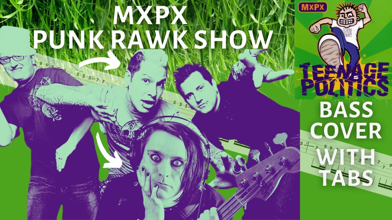 MxPx - Punk Rawk Show Bass Cover (with tabs) - YouTube