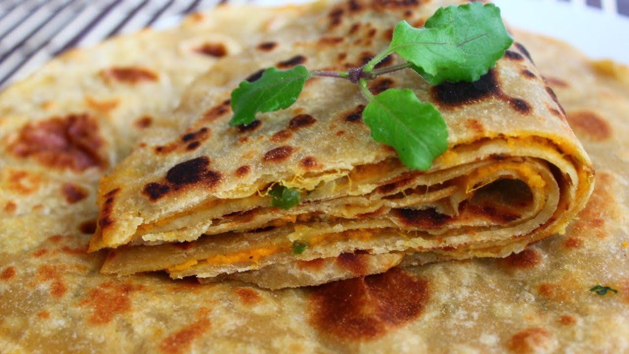 Sweet potato Paratha | stuffed paratha | Sweet potato healthy vegan ...
