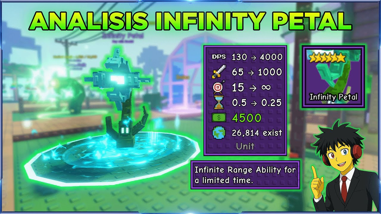 INFINITY PETAL ¿ES BUENA? GARDEN TOWER DEFENSE EN ESPAÑOL - YouTube