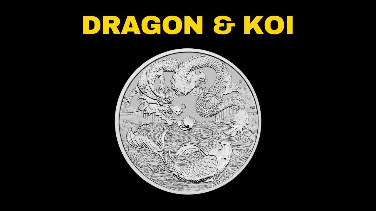 SPECIAL: Perth Mint Dragon & Koi 1oz Silver Coin | PerthBullion.com.au ...