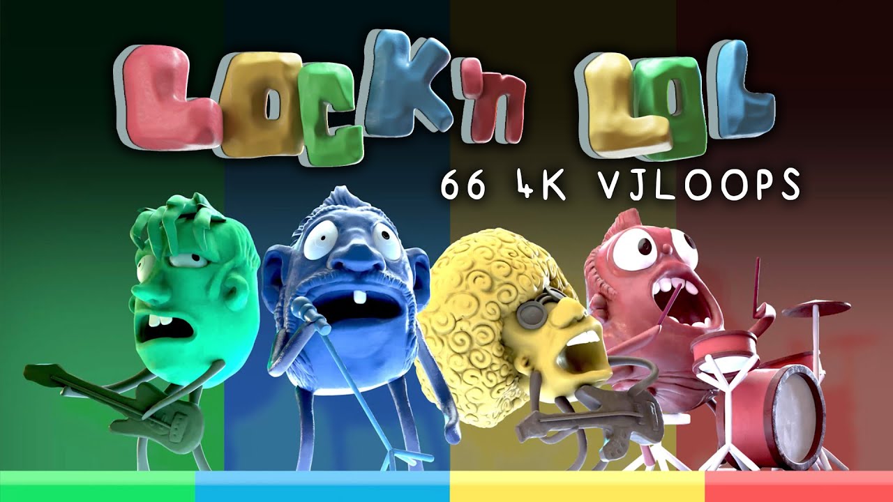 [4K] Lock 'N LOL || VJ Loops pack by LAAK - YouTube
