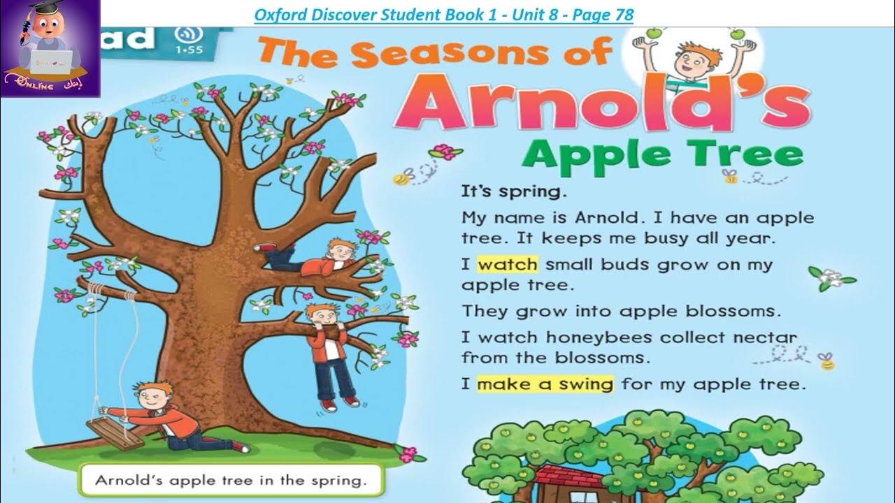 the seasons of Arnold’s apple tree unit 8 oxford discover 1 - YouTube