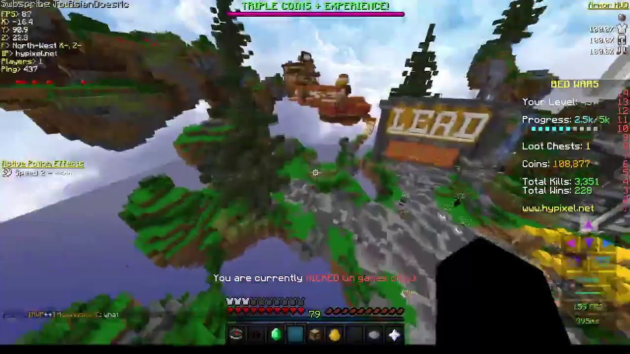 Hypixel Bedwars ( 5 dollar tournament lul) - YouTube