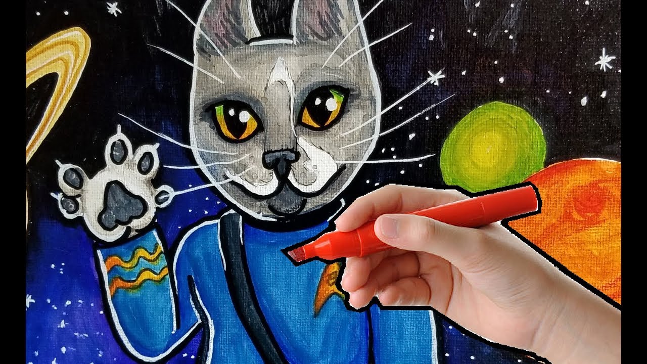 Spock as a CAT? Fun Art!! - YouTube